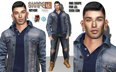 Second Life Marketplace - [SHAPEshifters] ONO SHAPE FOR LEL EVOX EON ...